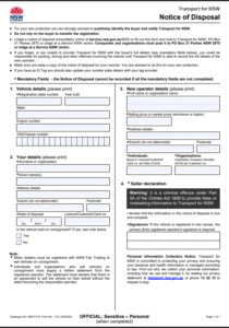 Notice of Disposal NSW A Complete Guide 2026 : What Car Owners Need to ...